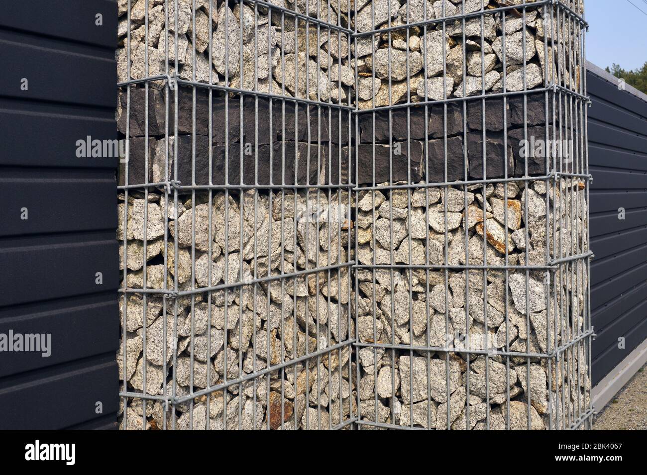Gabion [retaining wall] hi-res stock photography and images - Alamy