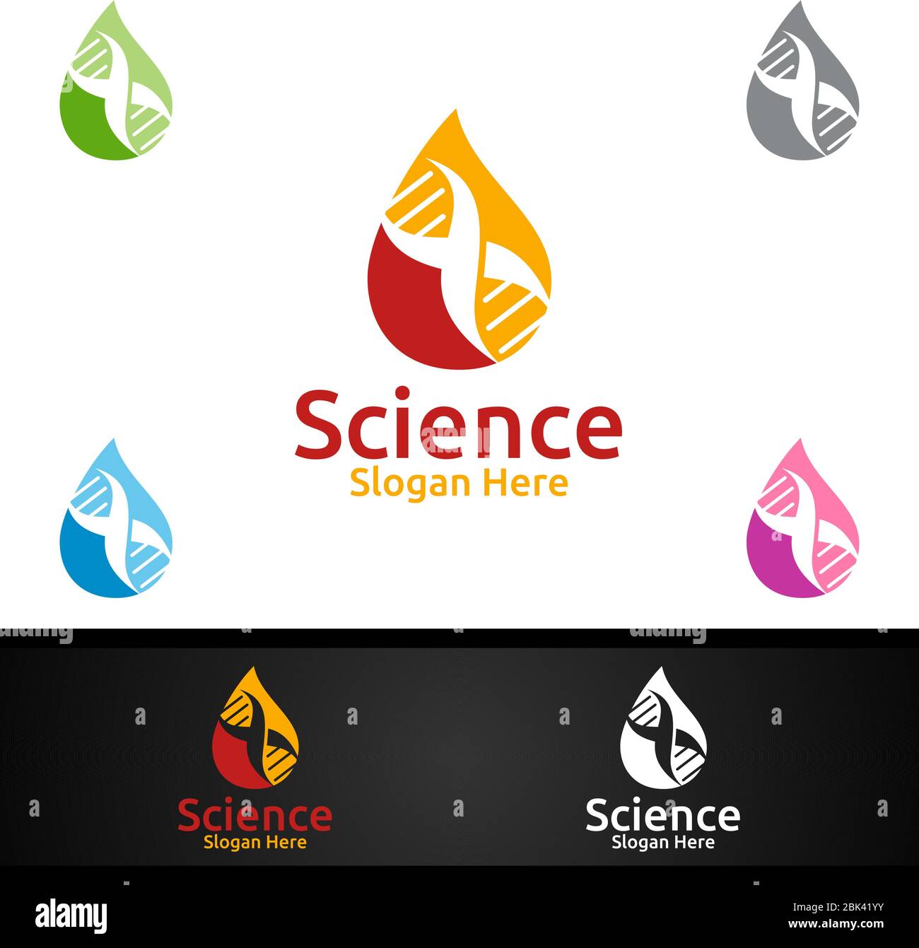 Science and Research Lab Logo for Microbiology, Biotechnology ...