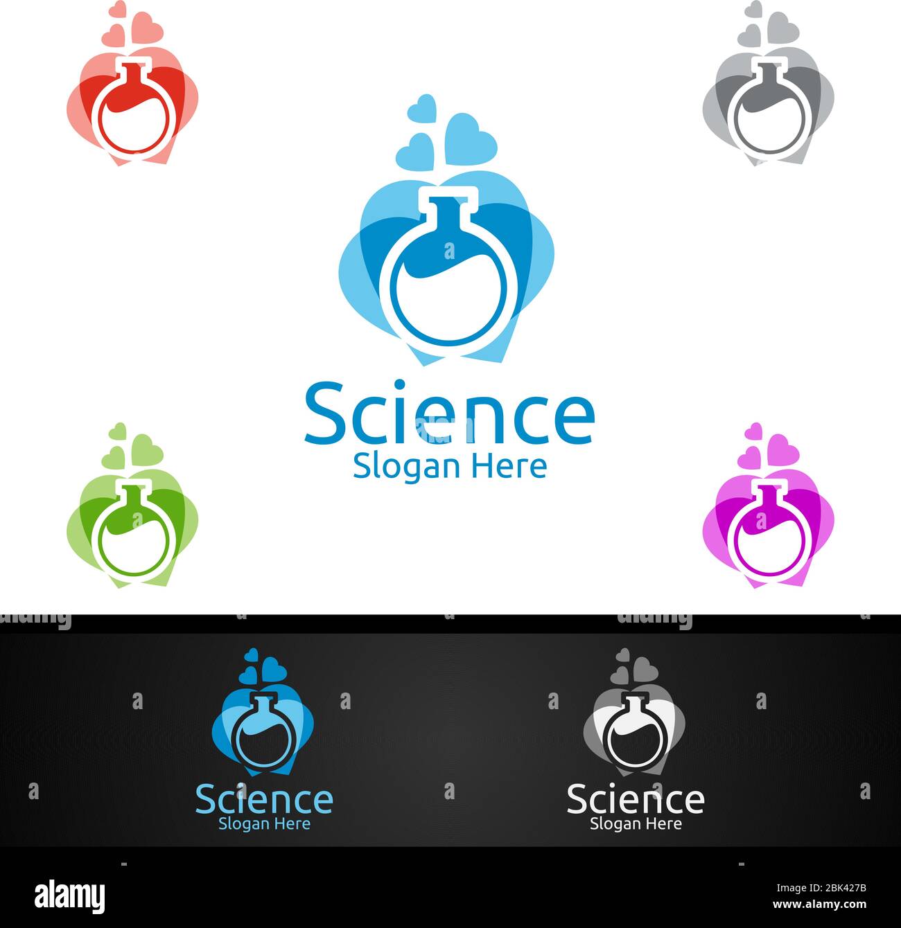 Science and Research Lab Logo for Microbiology, Biotechnology ...
