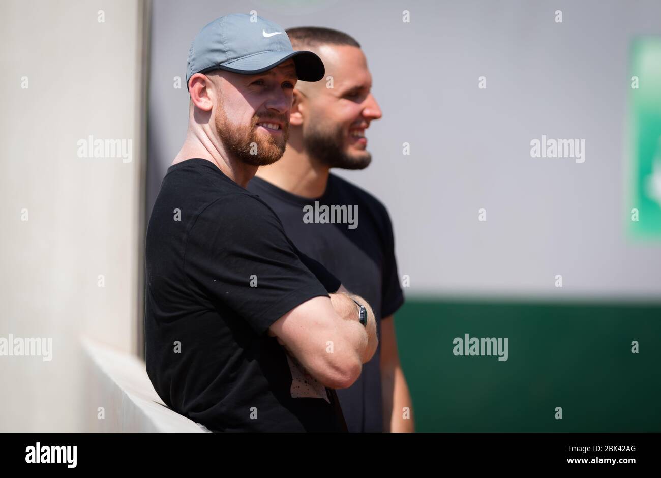 Andy Bettles during practice at the 2019 Roland Garros Grand Slam ...