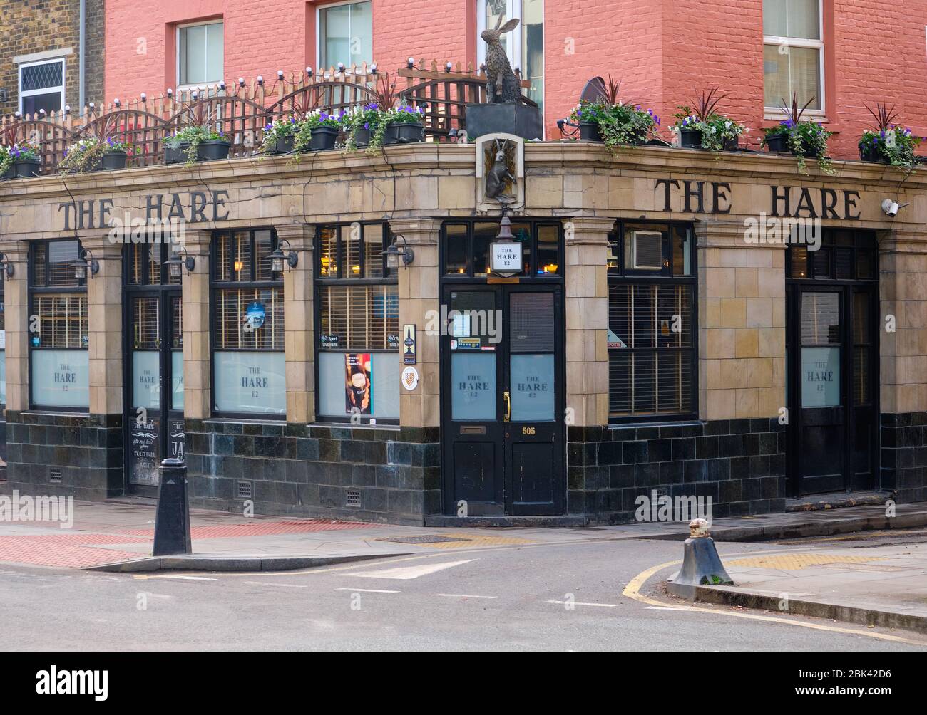 The Hare Pub in Hackney East London Stock Photo - Alamy