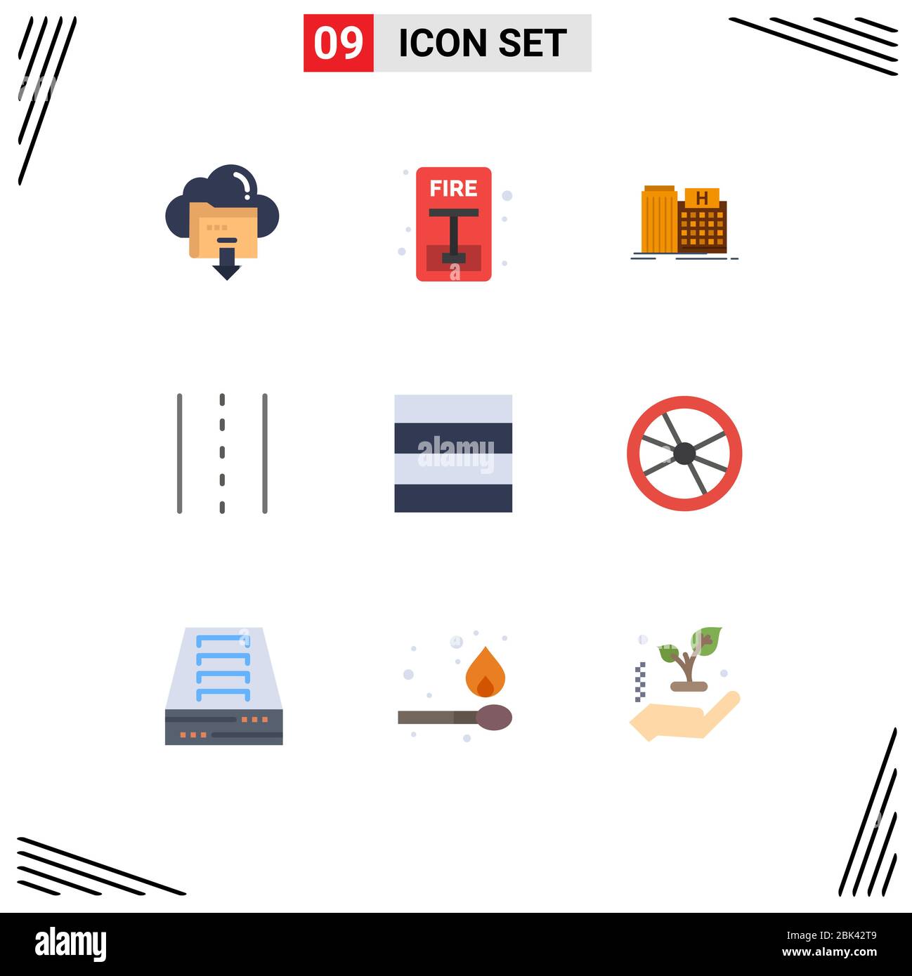 Fire driveway Stock Vector Images - Alamy