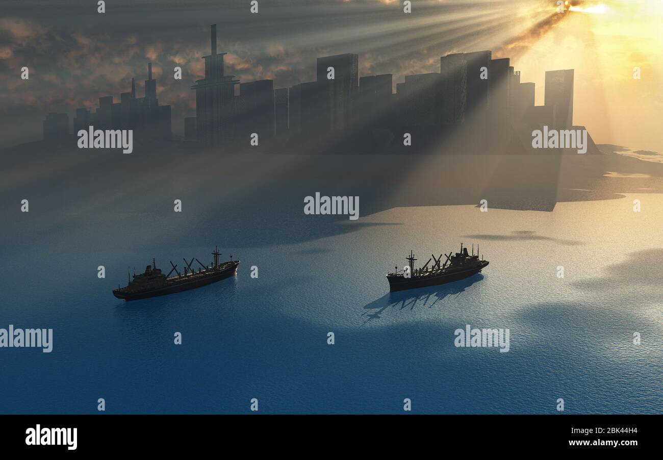 Shipping During The COVID-19 Pandemic Stock Photo - Alamy