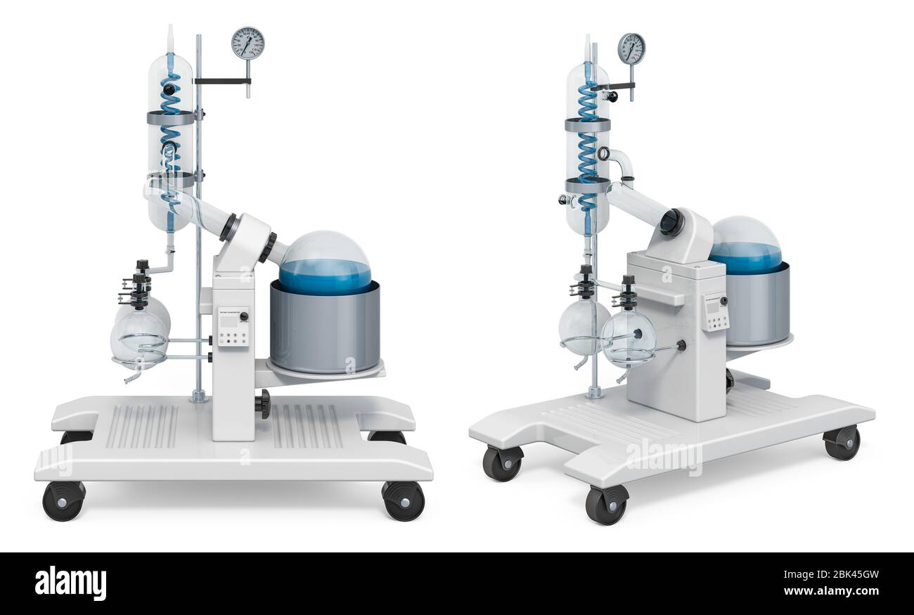 Rotary evaporator Cut Out Stock Images & Pictures - Alamy