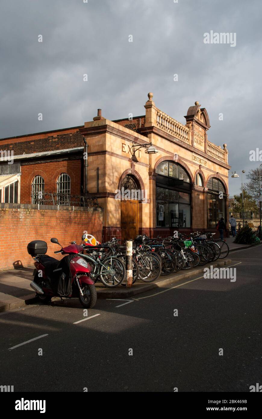 Baron's court tube station hi-res stock photography and images - Alamy