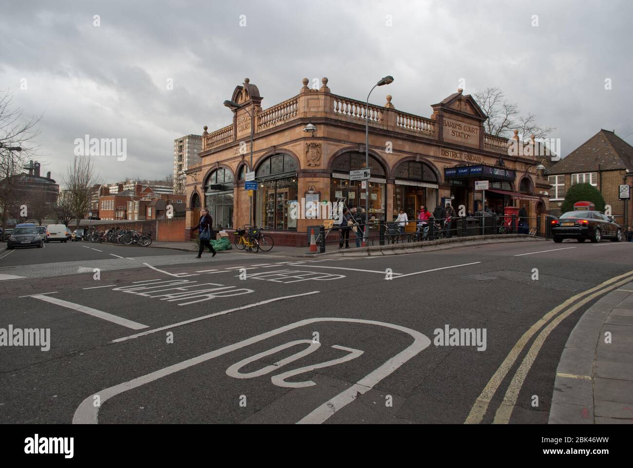 1900s Architecture Terracotta Stone Barons Court Tube Underground ...