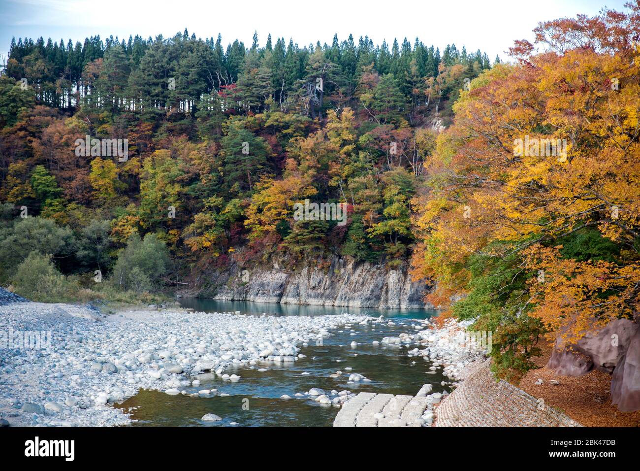 Beautiful fall scene in Japan Stock Photo - Alamy