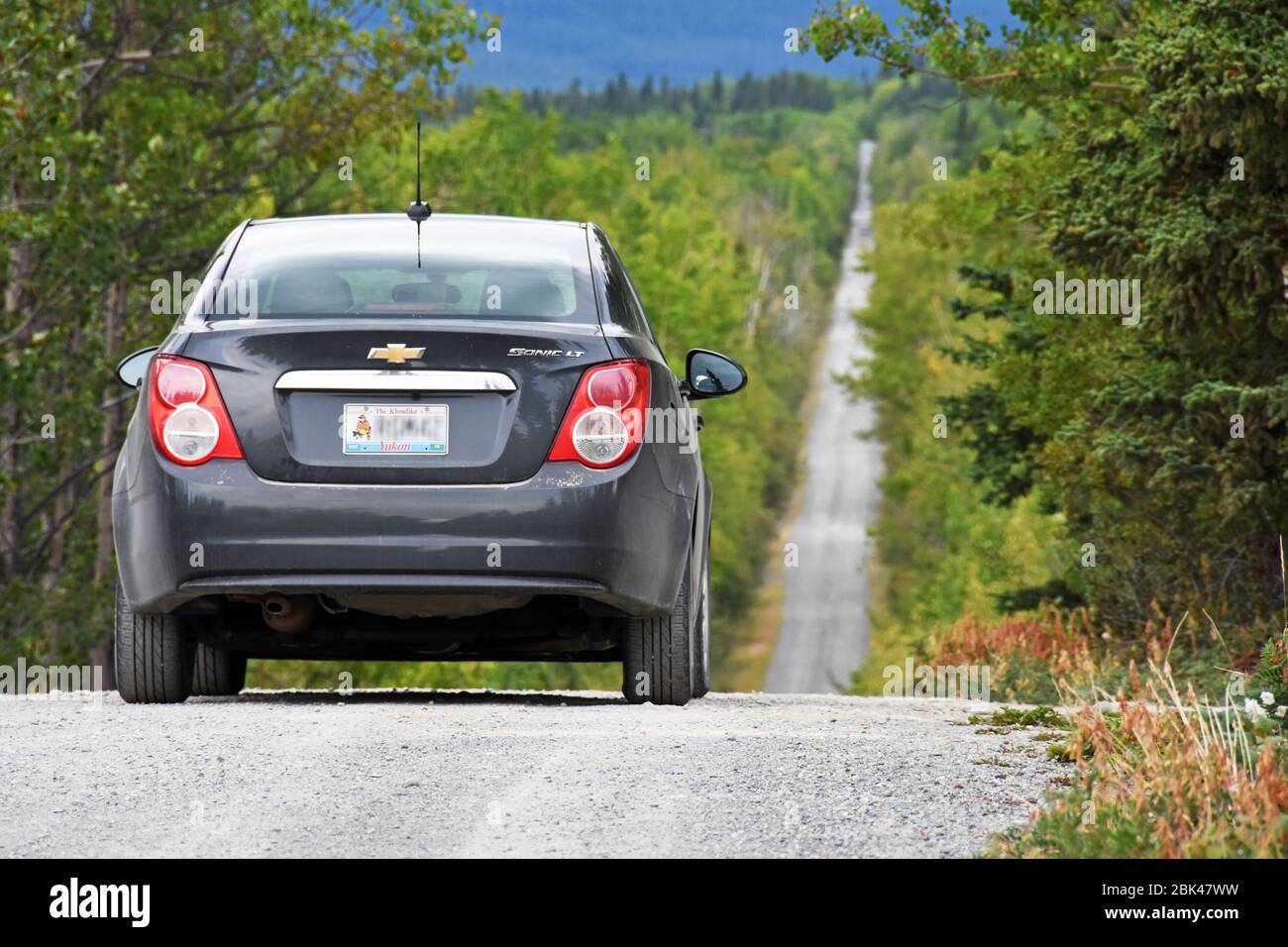 Trip on rural forest road hi-res stock photography and images - Alamy