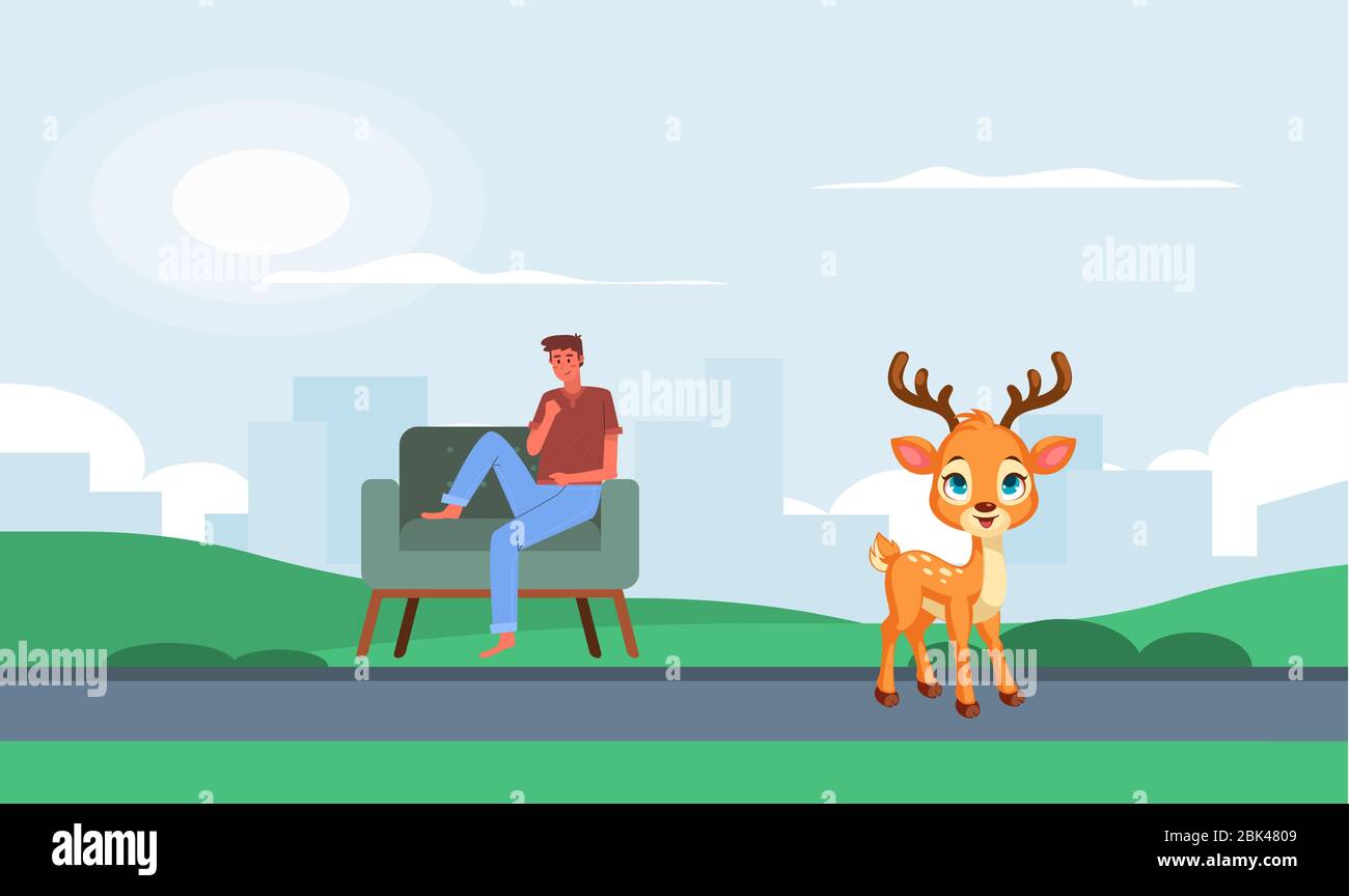 Male sitting in tree Cut Out Stock Images & Pictures - Alamy