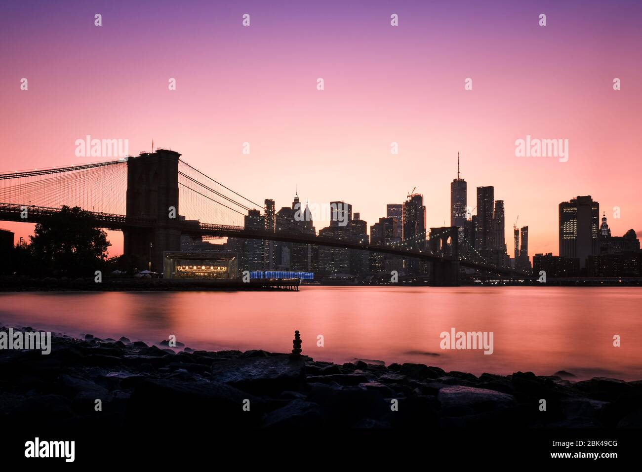 Brooklyn Bridge Sunset Wallpaper