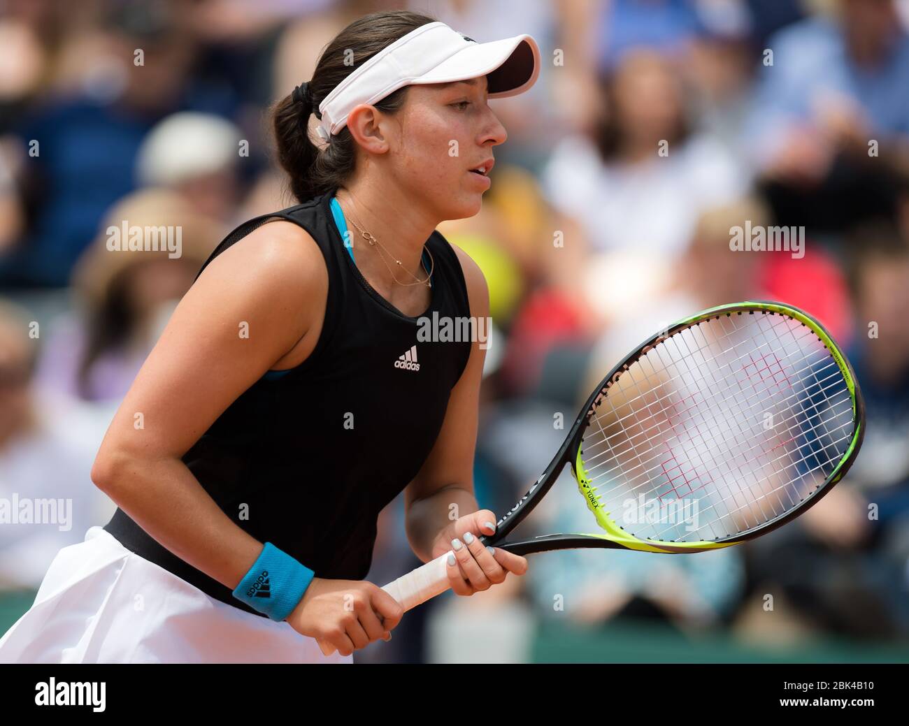 Jessica Pegula of the United States in action during her first-round ...