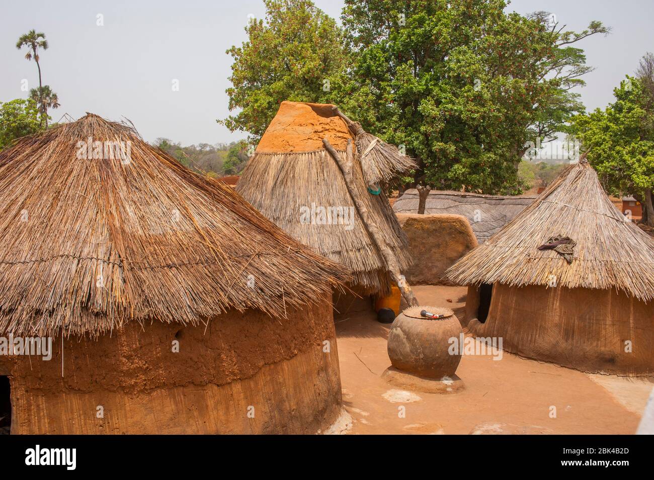 A traditional mudbrick building called Tata or Tata Somba of the Somba ...