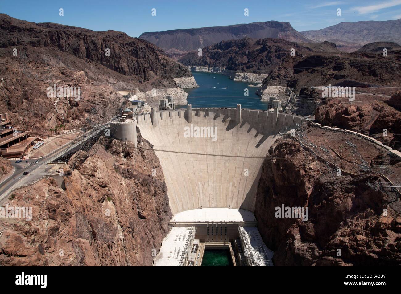 Hoover dam aerial hi-res stock photography and images - Alamy