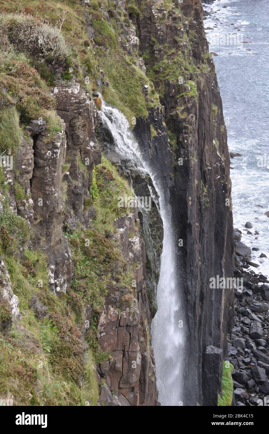 Kilt Rock and Mealt Falls Viewpoint, Isle of Skye, Highland Scotland ...