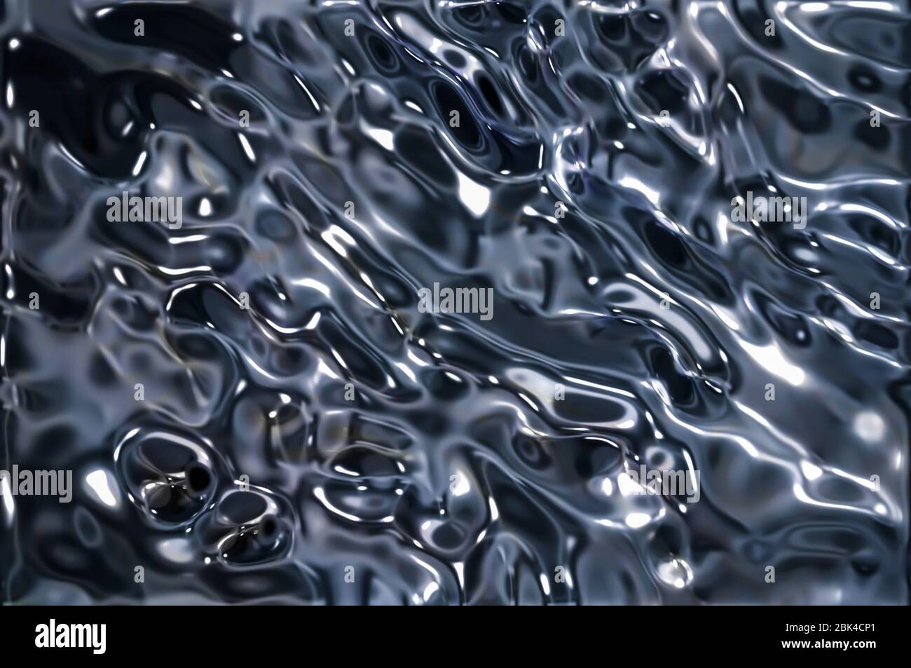 Metallic silver blue wavy background. Silver foil texture, grey ...