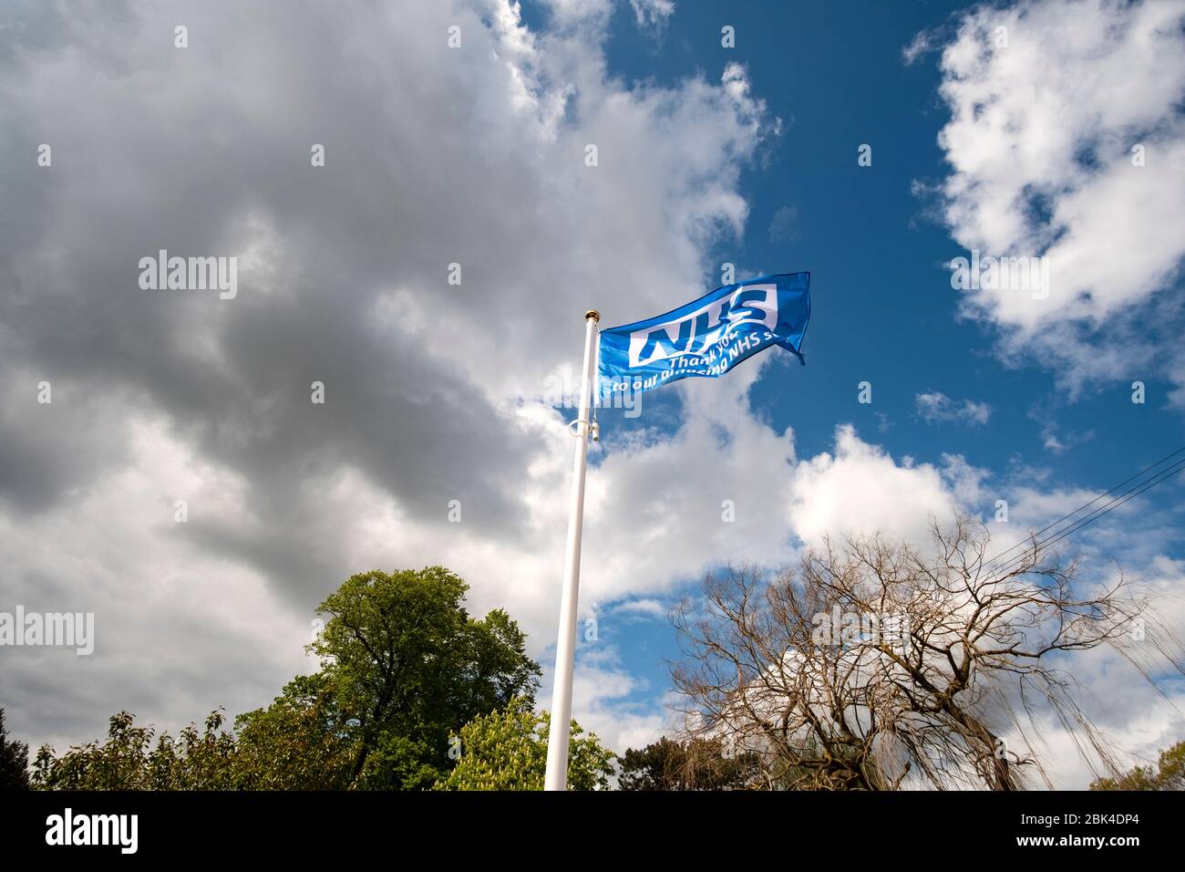 Blue nhs flag hi-res stock photography and images - Alamy