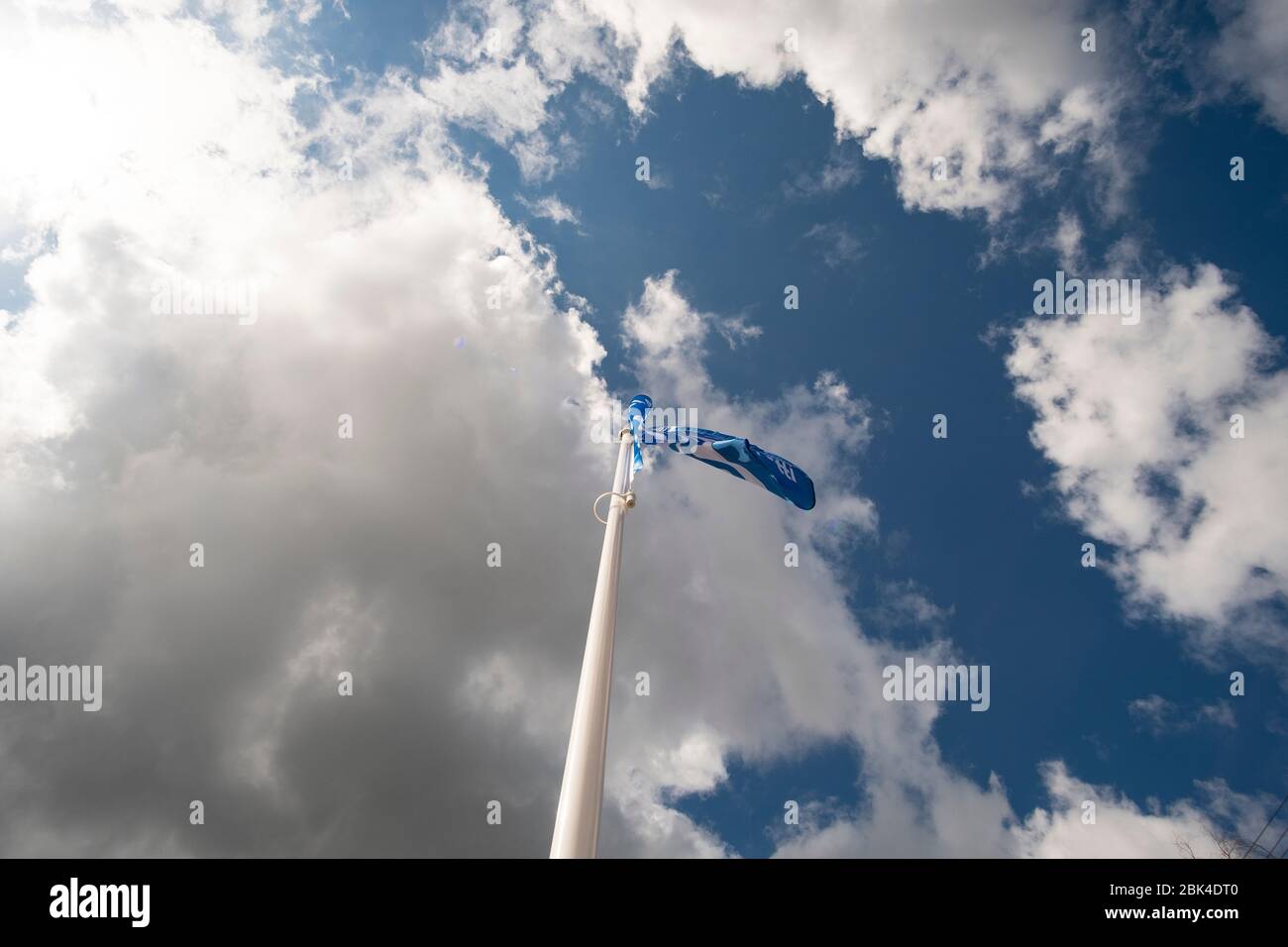 Blue nhs flag hi-res stock photography and images - Alamy