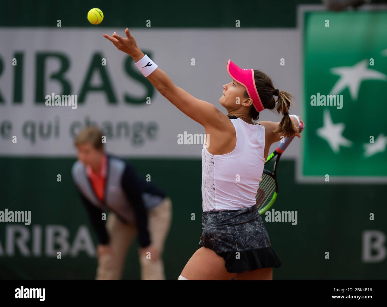 Lauren Davis of the United States in action during her second-round ...