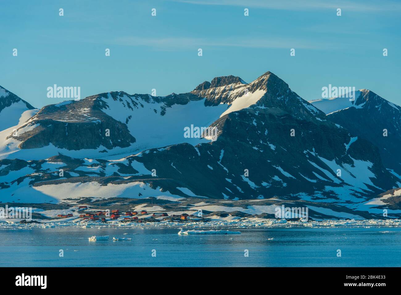 View of Hope Bay on the tip of the Antarctic Peninsula from the ...