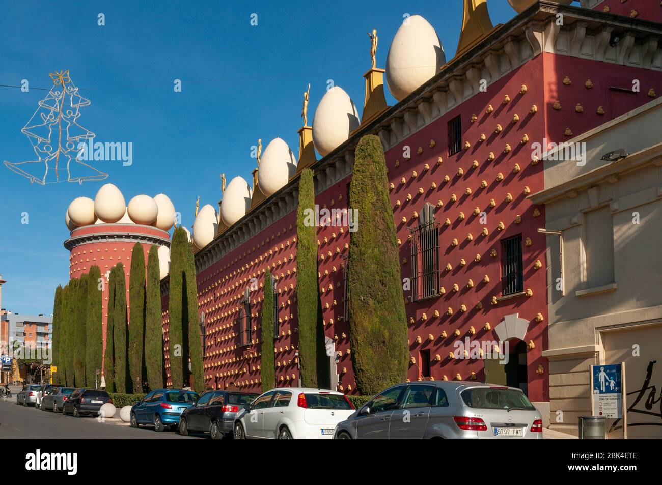 The Dali Theatre and Museum in Figueres, in Catalonia, Spain Stock ...