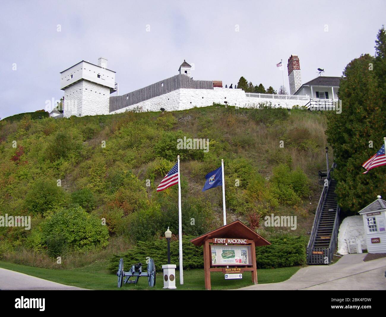 Fort Mackinac, Mackinac Island, Michigan Stock Photo - Alamy