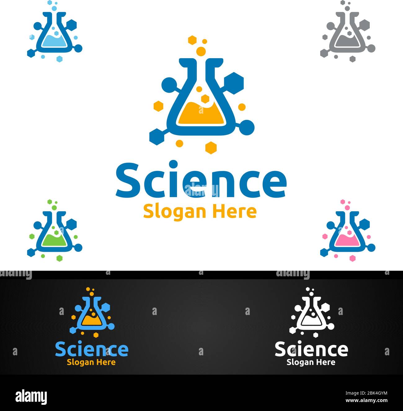 Science and Research Lab Logo for Microbiology, Biotechnology ...