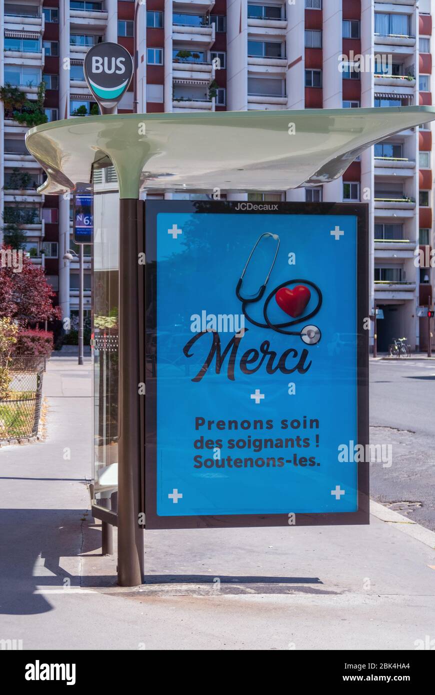 Coronavirus bus stop hi-res stock photography and images - Alamy