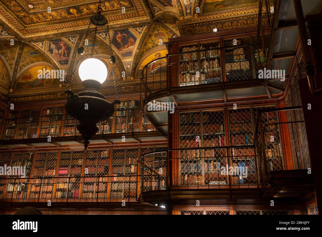 Interior of Morgan Library and Museum Manhattan NYC Stock Photo - Alamy