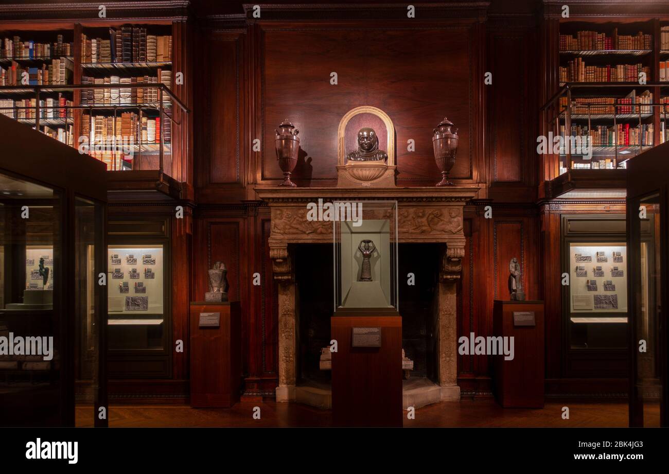 Interior of Morgan Library and Museum Manhattan NYC Stock Photo - Alamy