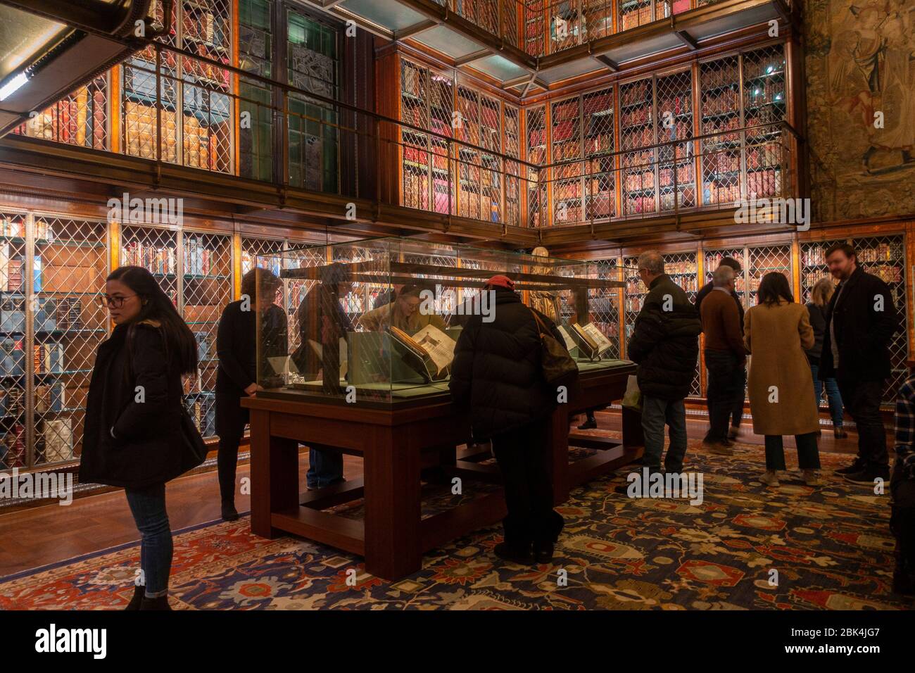 Interior of Morgan Library and Museum Manhattan NYC Stock Photo - Alamy