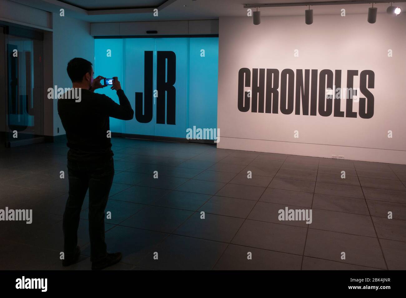 JR Chronicles show at the Brooklyn Museum in NYC Stock Photo - Alamy