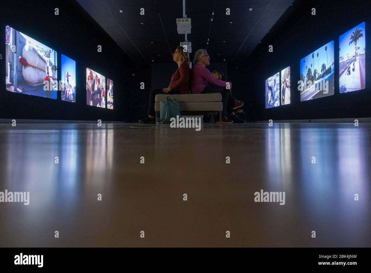 Garry Winogrand color photography show at the Brooklyn Museum Stock ...