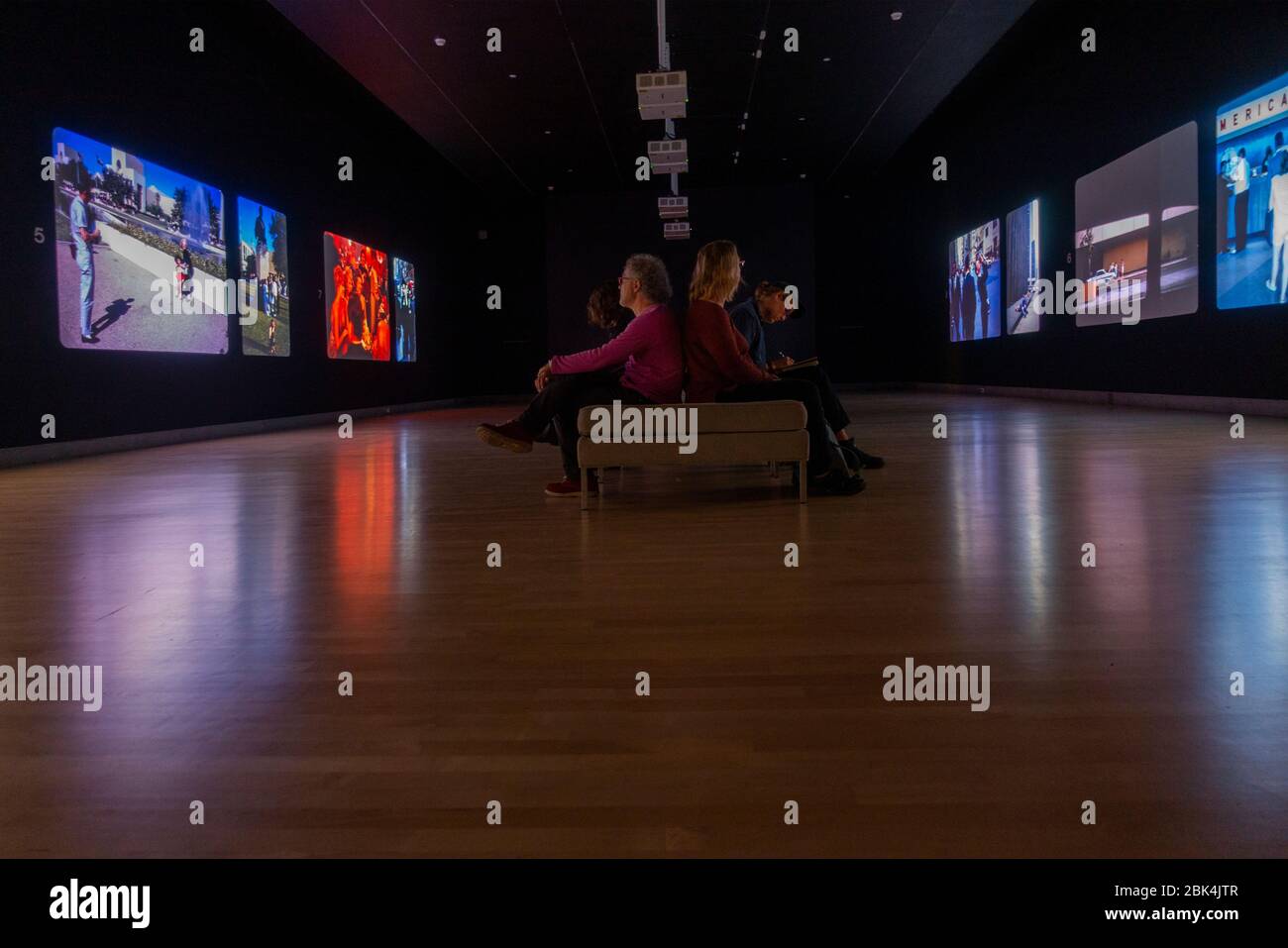 Garry Winogrand color photography show at the Brooklyn Museum Stock ...