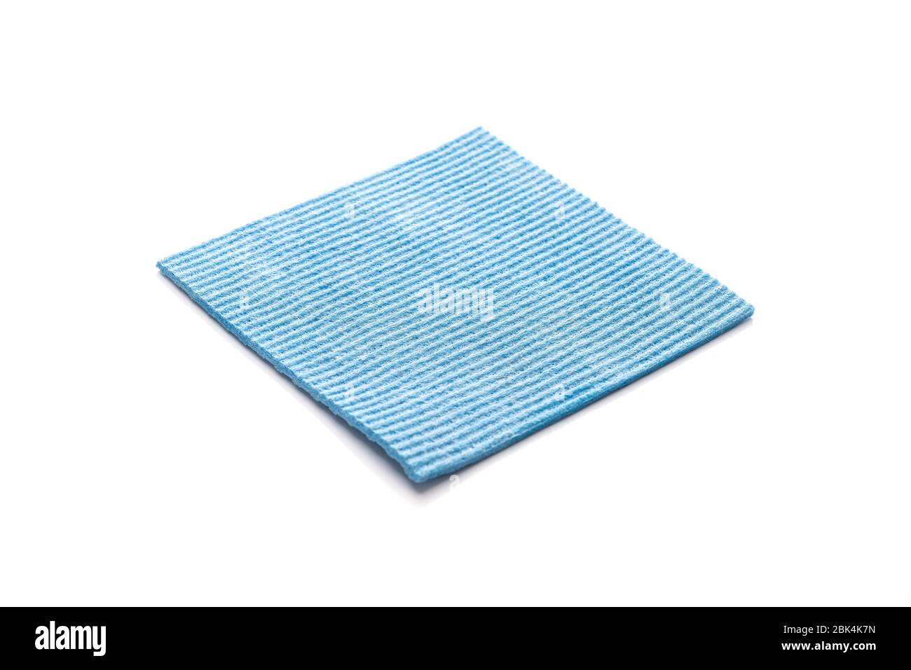 Blue duster isolated on white background. House cleaning product Stock ...