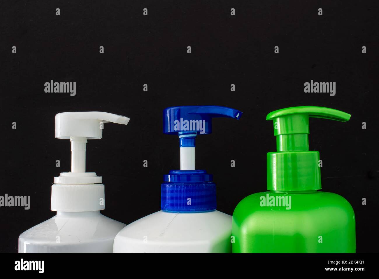 Shampoo bottles on colorful hi-res stock photography and images - Alamy