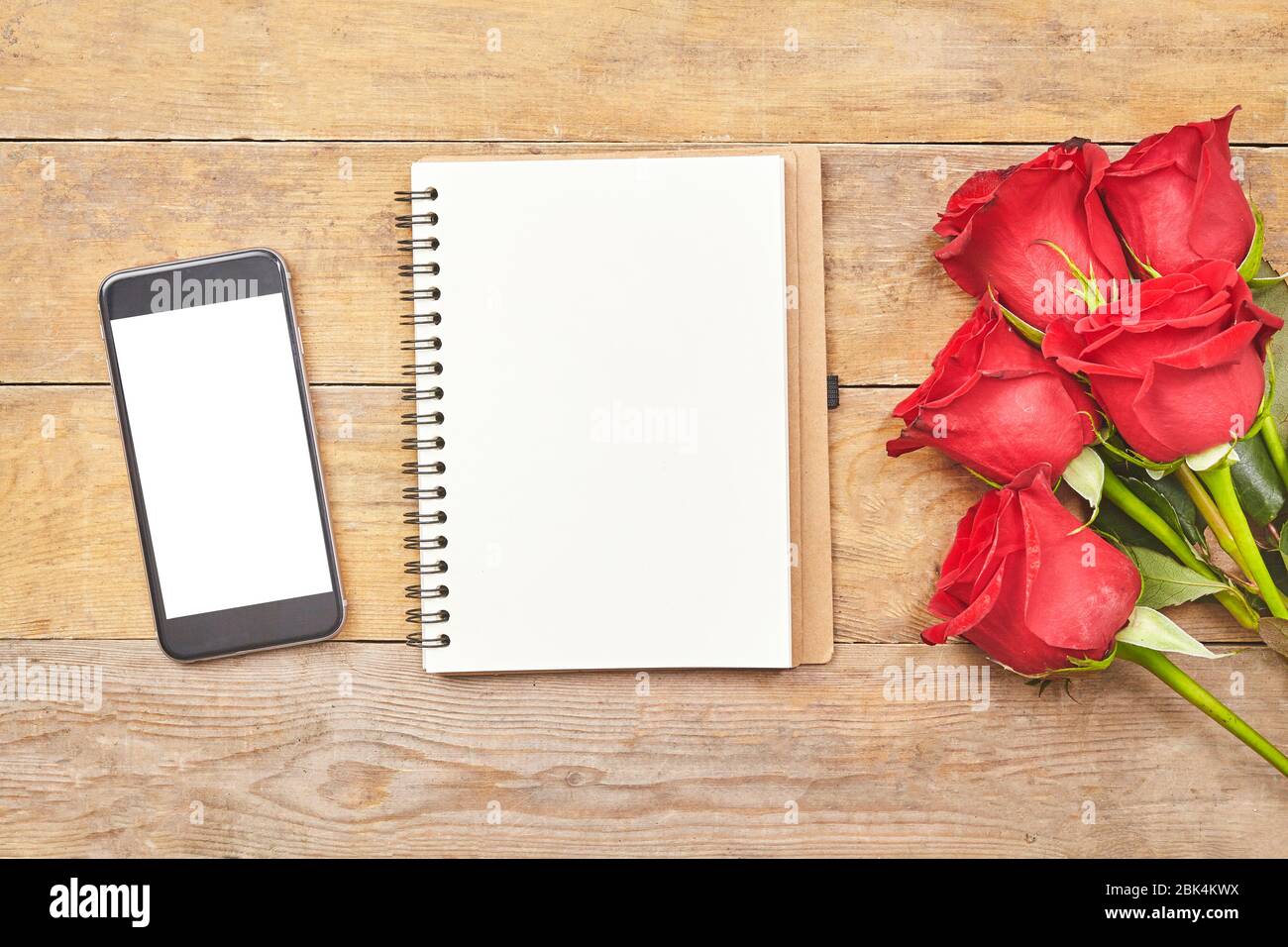 White rose flowers notebook hi-res stock photography and images - Alamy