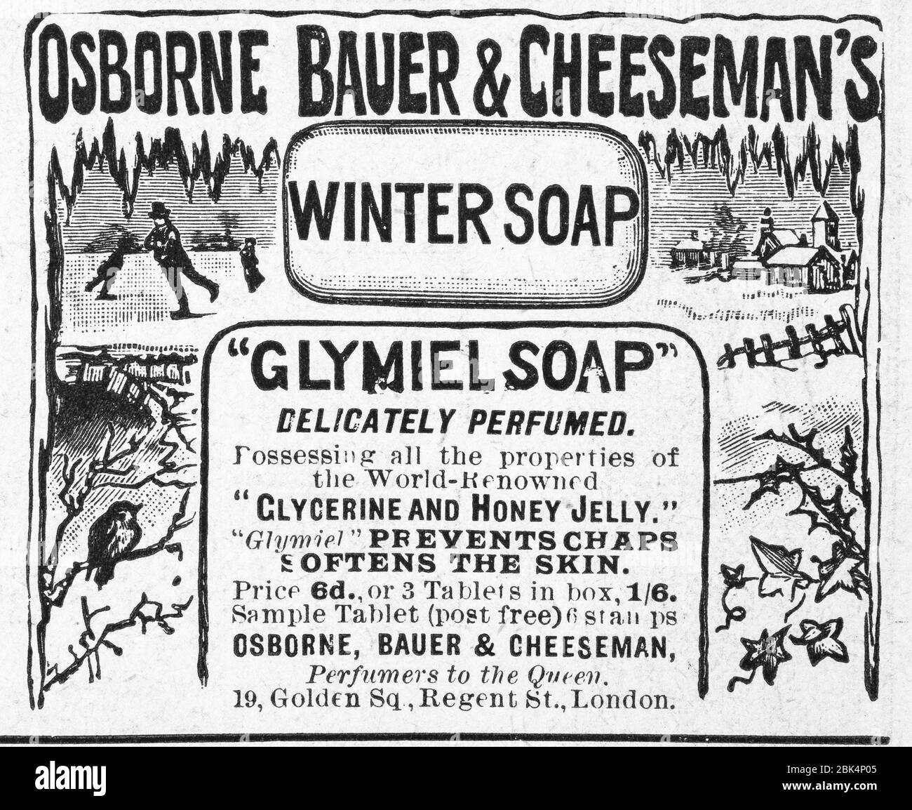 Old medicine advert from the early 1900's, before the dawn of ...