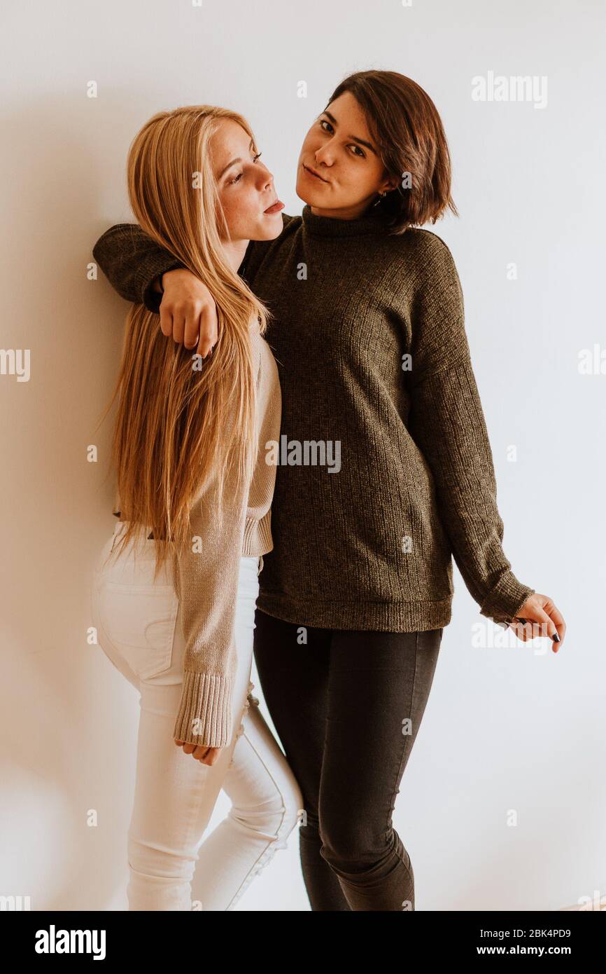 Guadalajara, Mexico - Circa 2016. Pretty young female influencer model ...