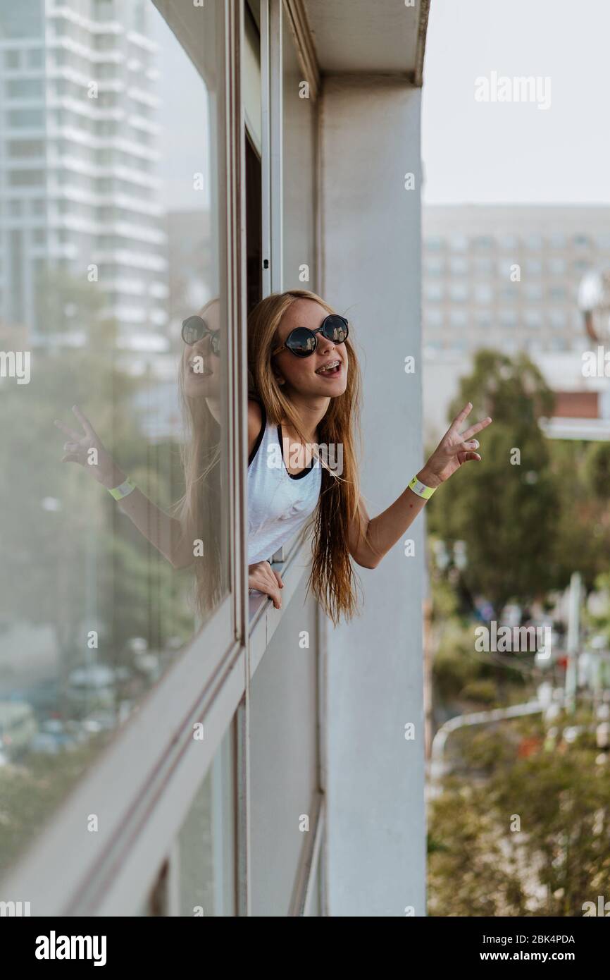 Guadalajara, Mexico - Circa 2016. Pretty young female influencer model ...