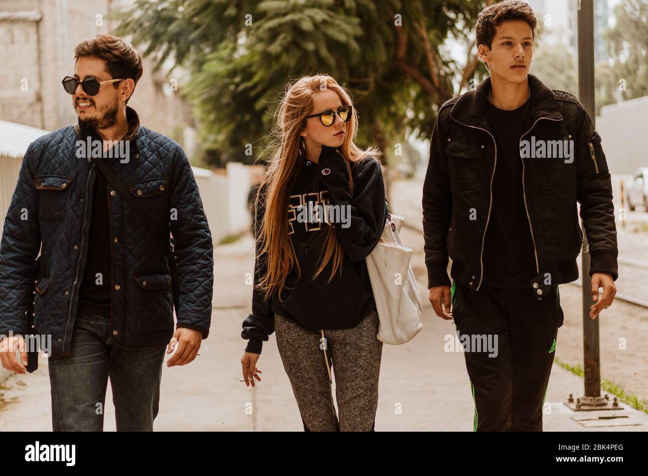Guadalajara, Mexico - Circa 2016. Pretty young female influencer model ...