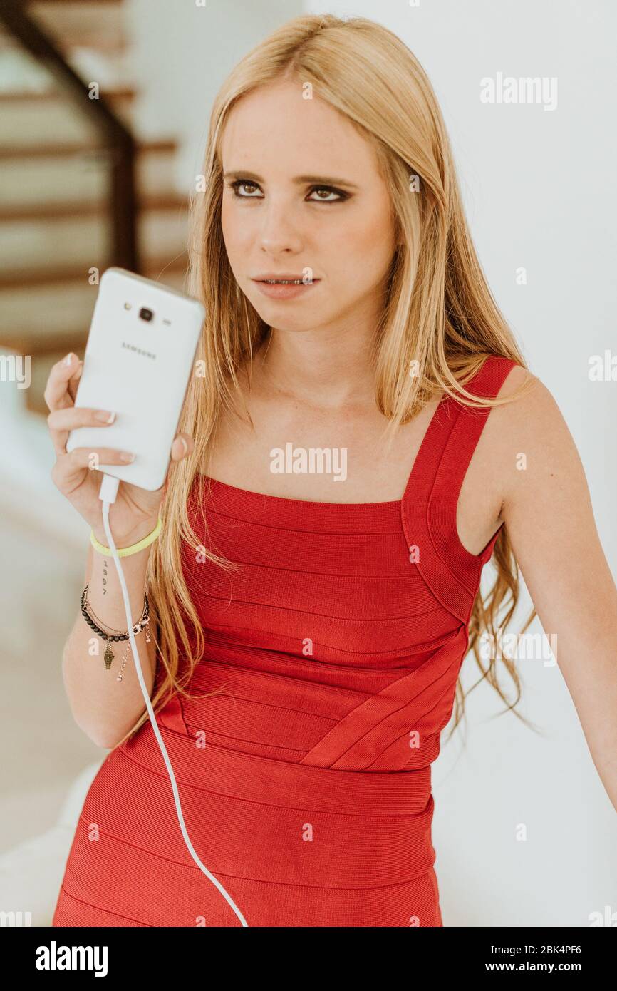 Guadalajara Mexico Circa 2016 Pretty Young Female Influencer Model