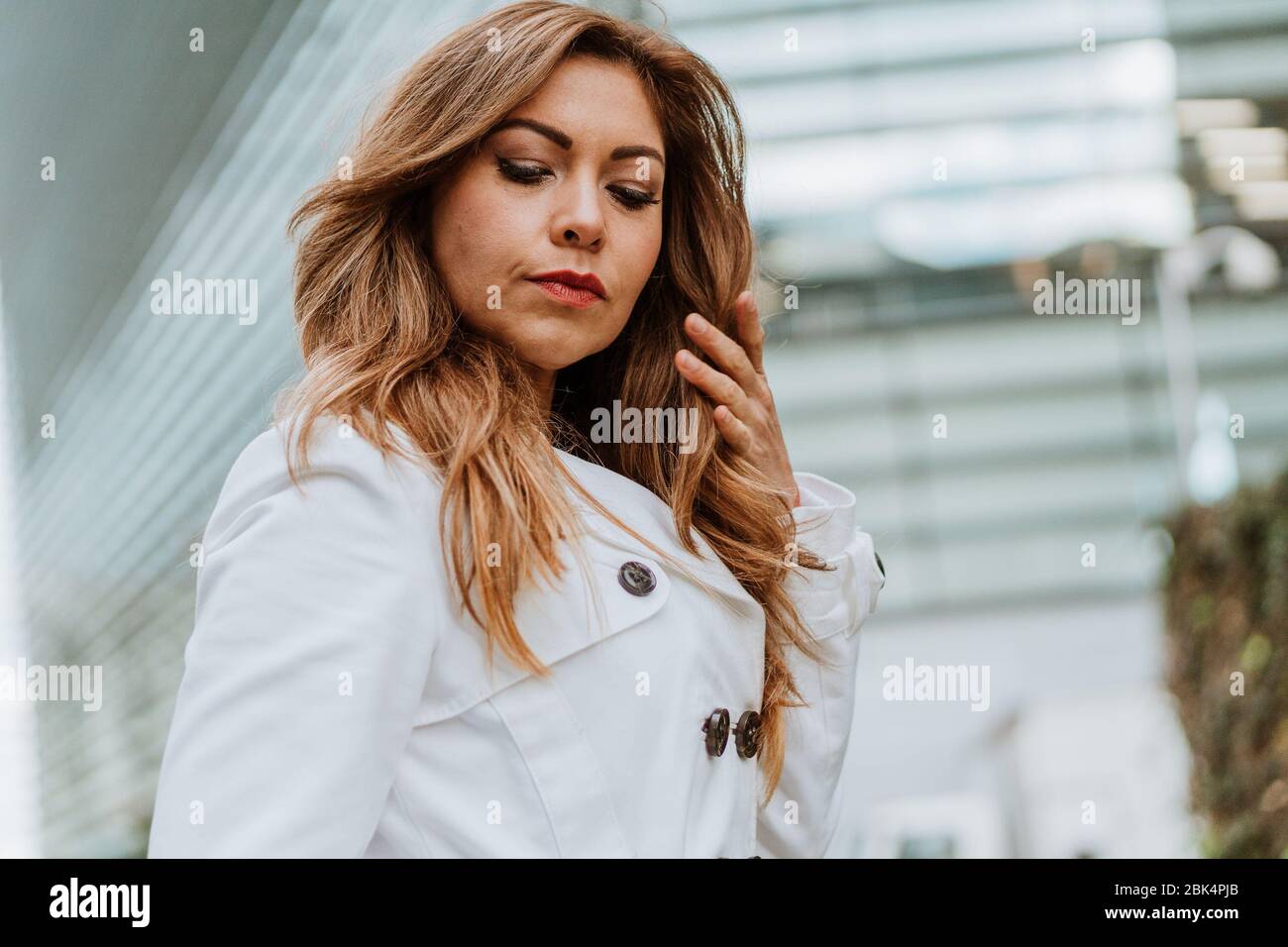 Guadalajara, Mexico - Circa 2016. Pretty young female influencer model ...
