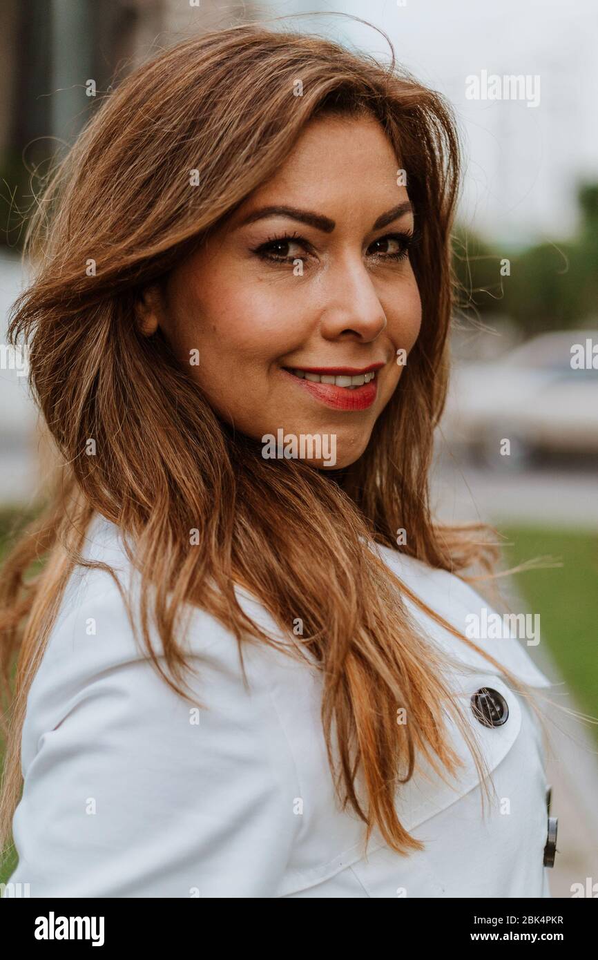 Guadalajara, Mexico - Circa 2016. Pretty young female influencer model ...