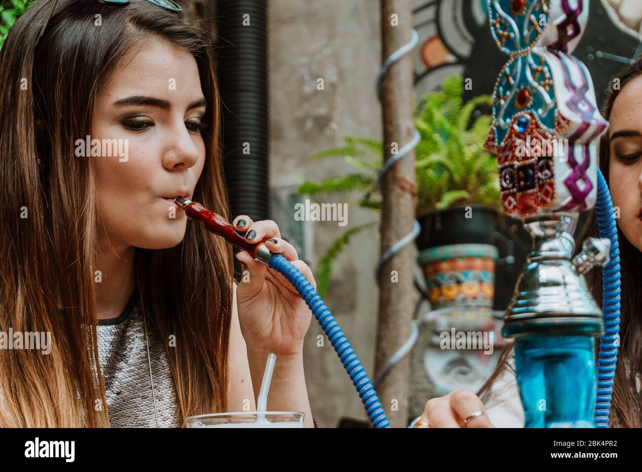 Guadalajara, Mexico - Circa 2016. Pretty young female influencer model ...