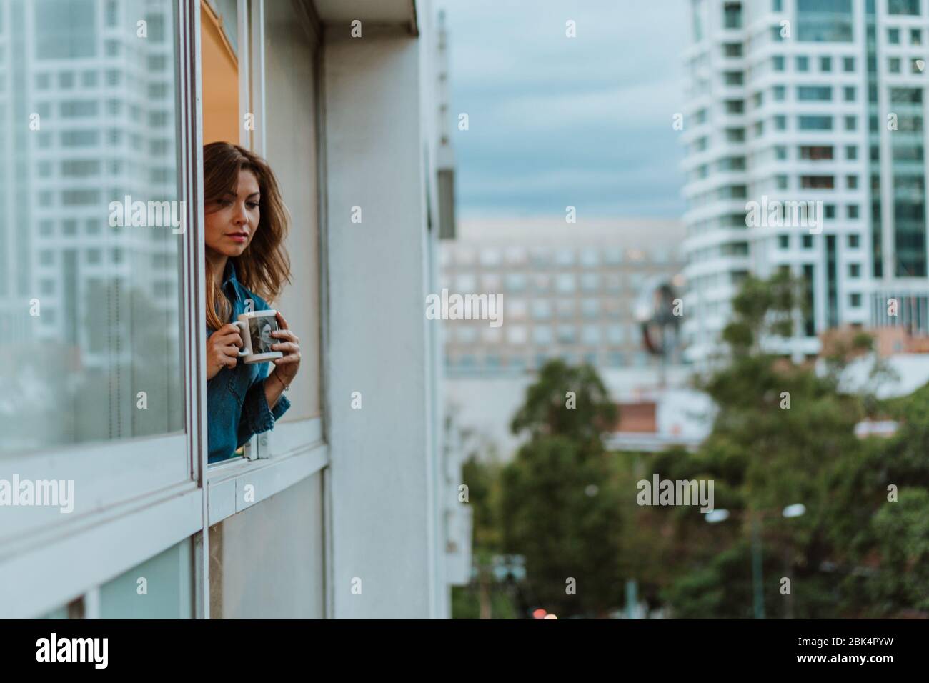 Guadalajara, Mexico - Circa 2016. Pretty young female influencer model ...