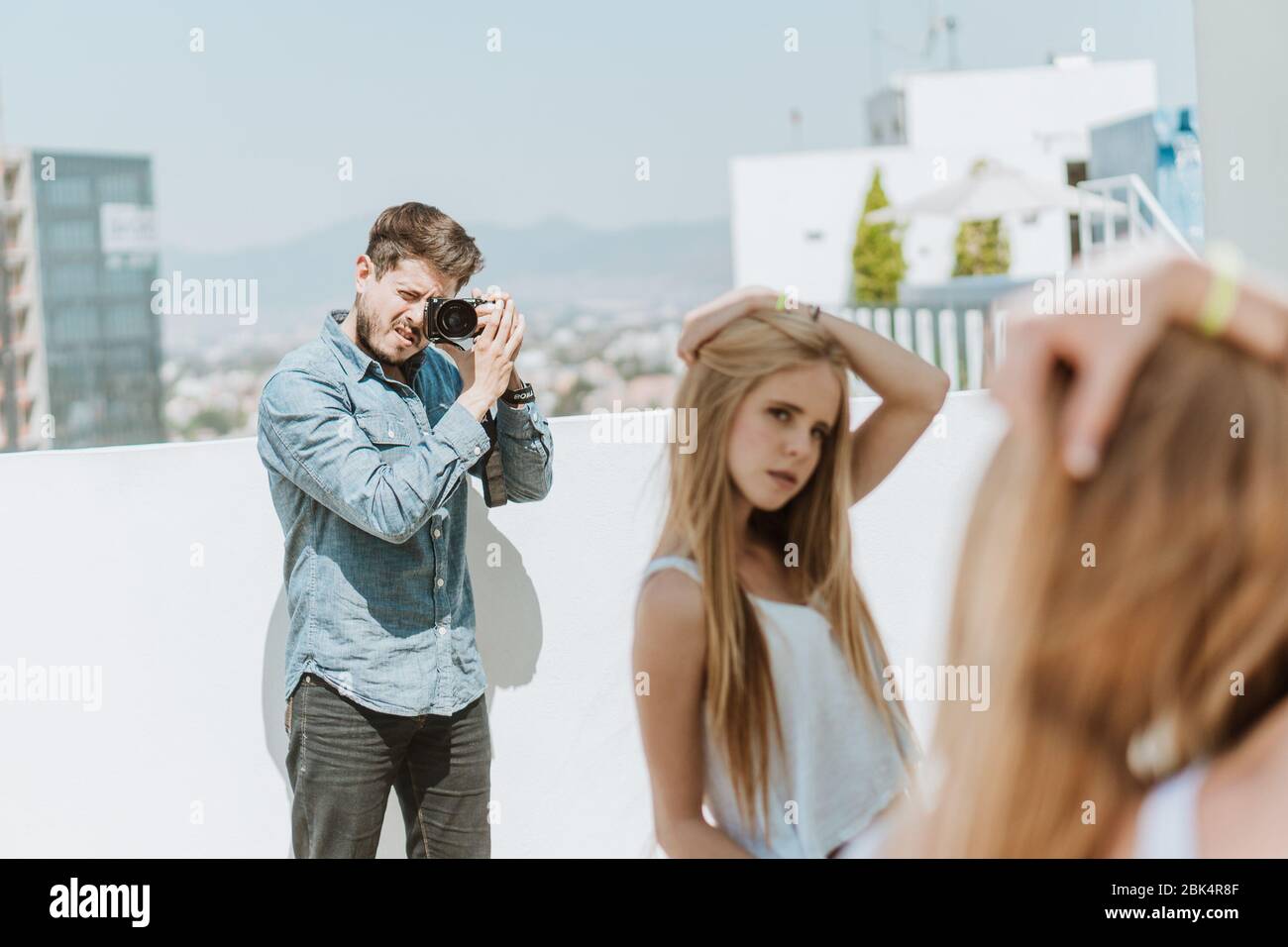 Guadalajara, Mexico - Circa 2016. Pretty young female influencer model ...