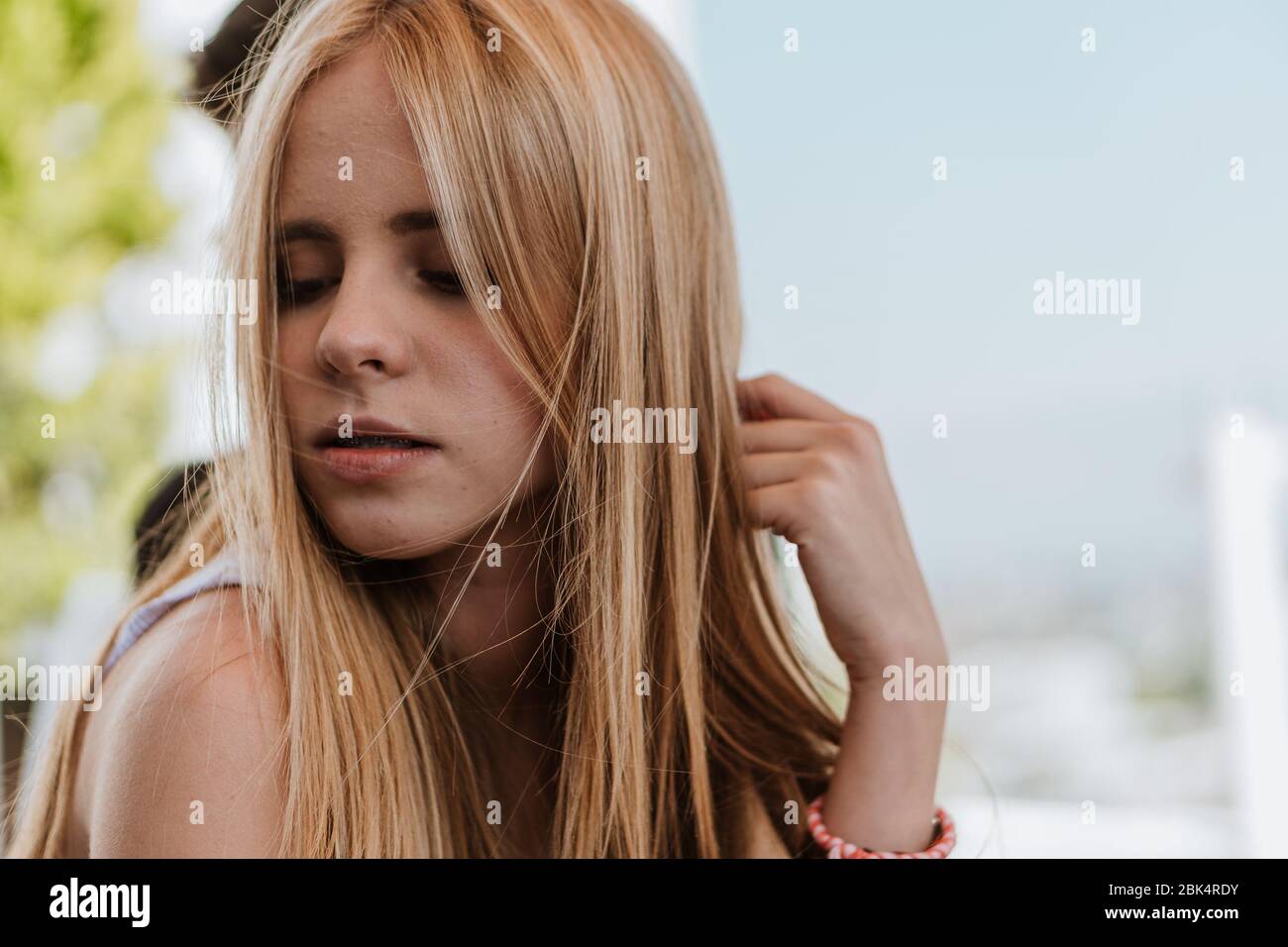 Guadalajara, Mexico - Circa 2016. Pretty young female influencer model ...