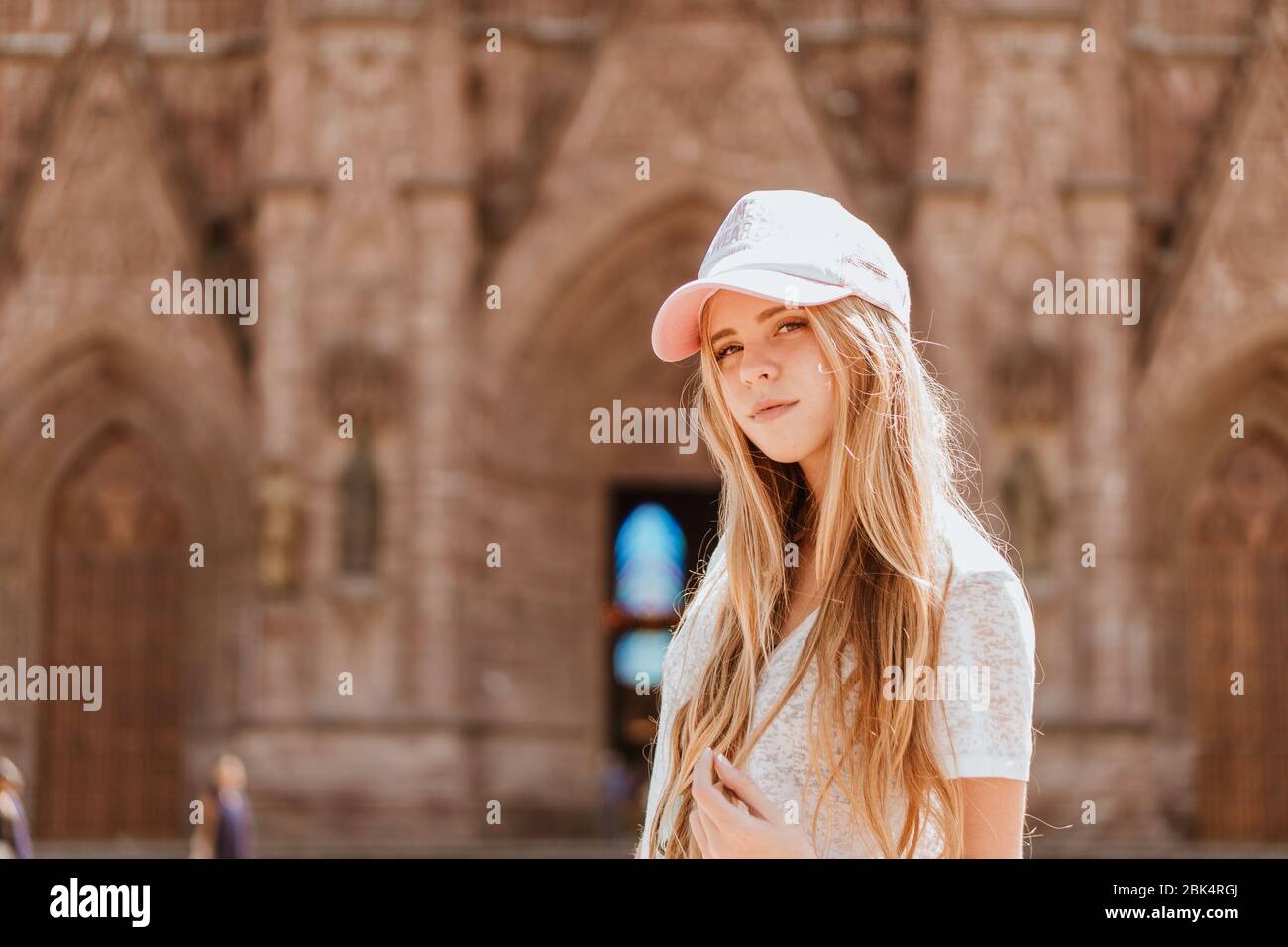 Guadalajara, Mexico - Circa 2016. Pretty young female influencer model ...