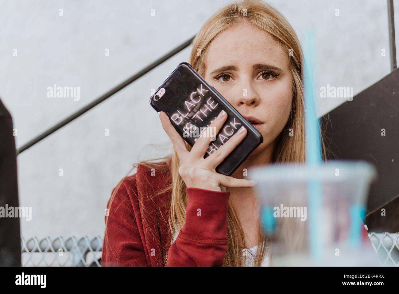 Guadalajara, Mexico - Circa 2016. Pretty young female influencer model ...