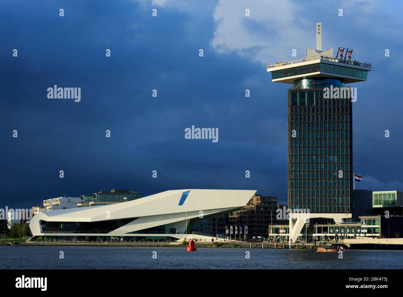 EYE Film Museum & A'Dam Tower, North District, Amsterdam, North Holland ...